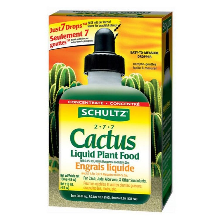 Cactus Liquid Plant Food 2-7-7 - 4.9oz — Cactus en Ligne